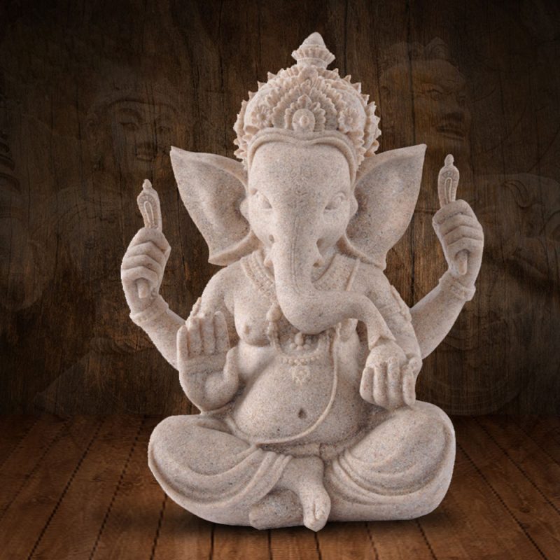 Ganesh Statue Pierre | Statue Spirituelle | Boutique Sept-Chakras