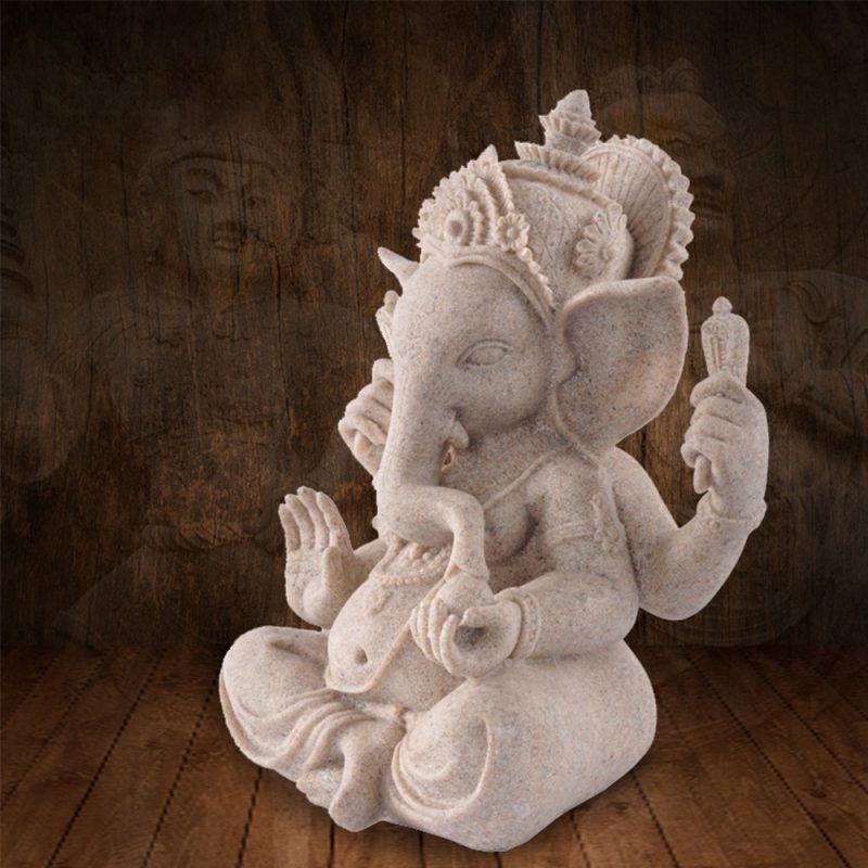 Ganesh Statue Pierre | Statue Spirituelle | Boutique Sept-Chakras