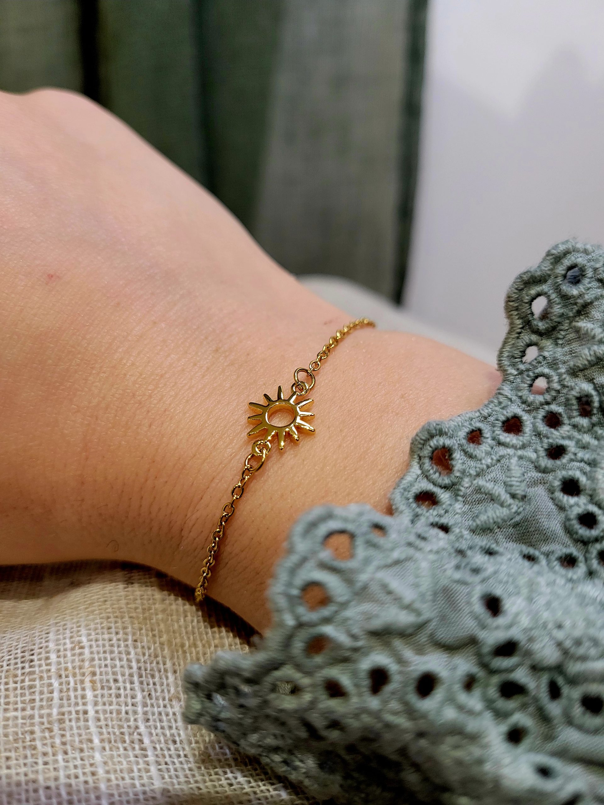 Bracelet Helios acier | Sept-Chakras